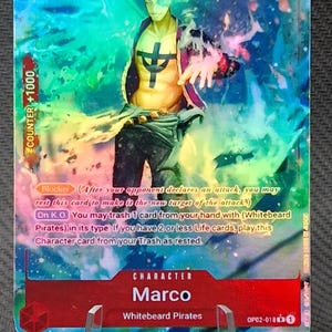 One Piece Proxy Card Holo - Edward Newgate Makino Marco Boa Hancock ...