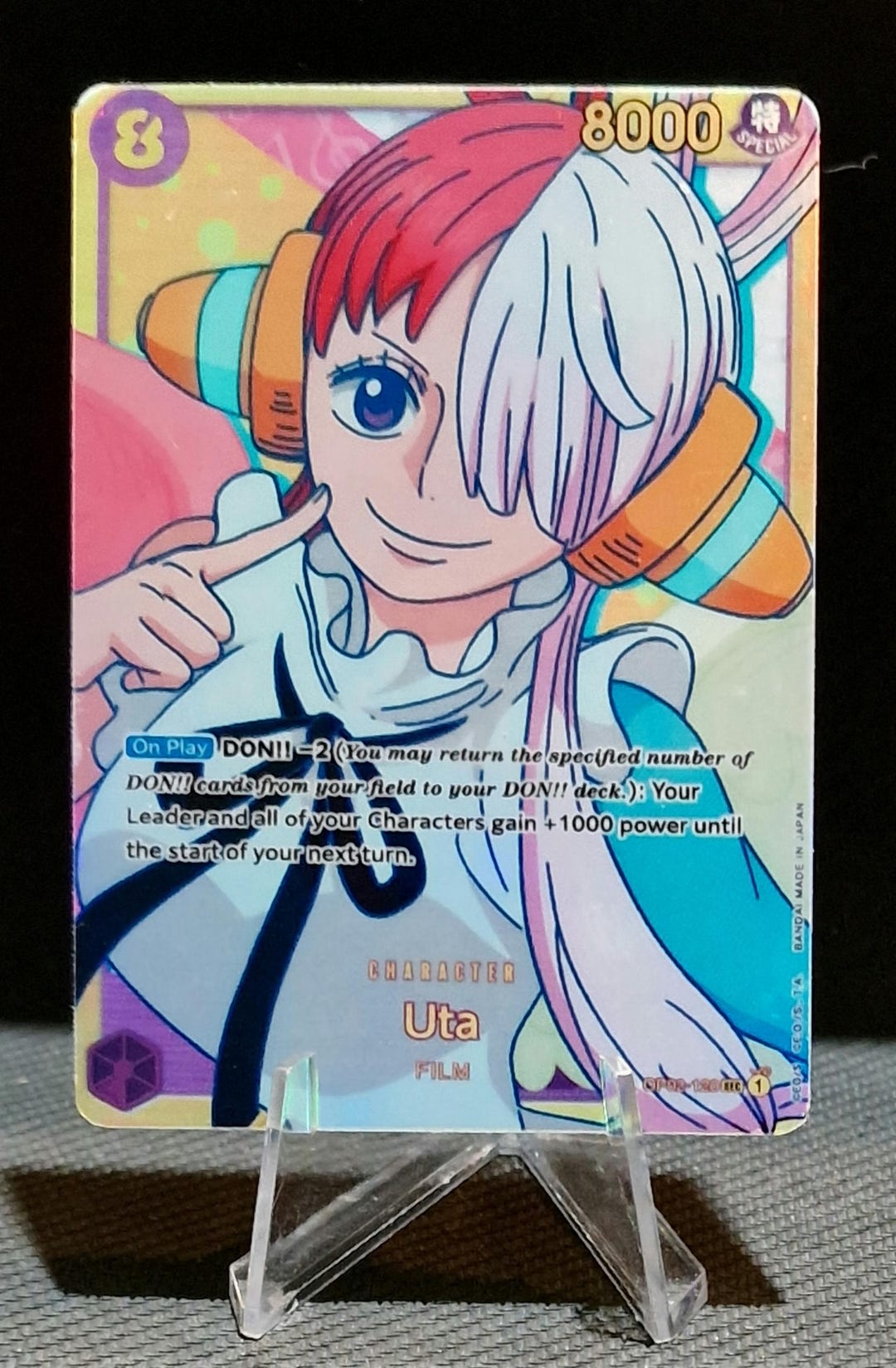 One Piece Proxy Card Holo - Uta OP02-120 Character SEC - Etsy