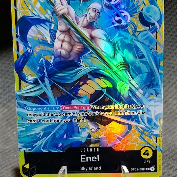 Enel One Piece Leader Card - Etsy
