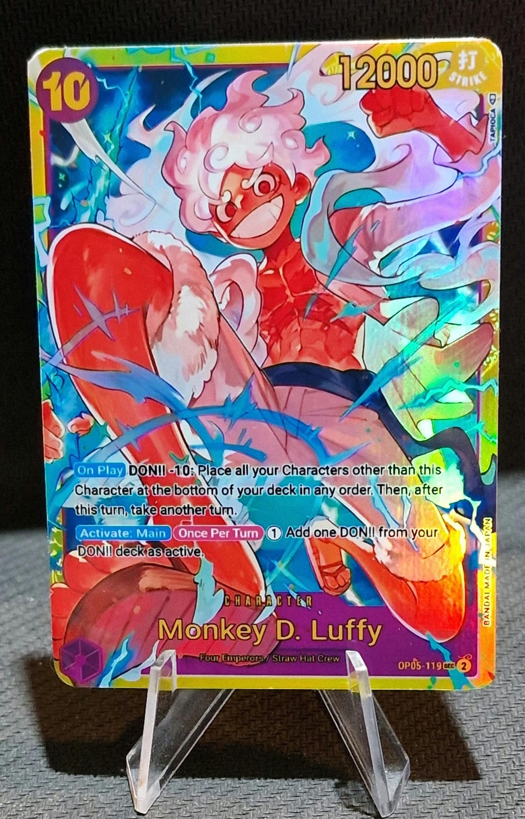 One Piece Proxy Card Holo - Monkey D .luffy OP05-119 Character - Etsy