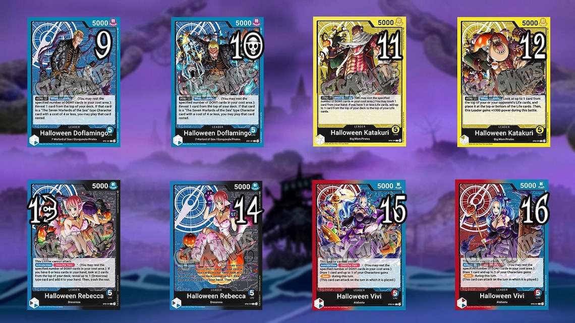 One Piece Leader Custom Card Trading Game Luffy Zoro Sanji Law Gear 5 ...