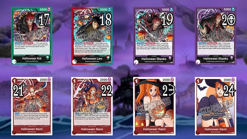 One Piece Leader Custom Card Trading Game Luffy Zoro Sanji Law Gear 5 ...