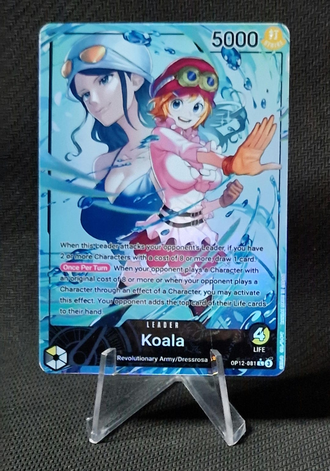 One Piece Proxy Card Holo - Koala Leader OP12-081 Alt Art - Etsy
