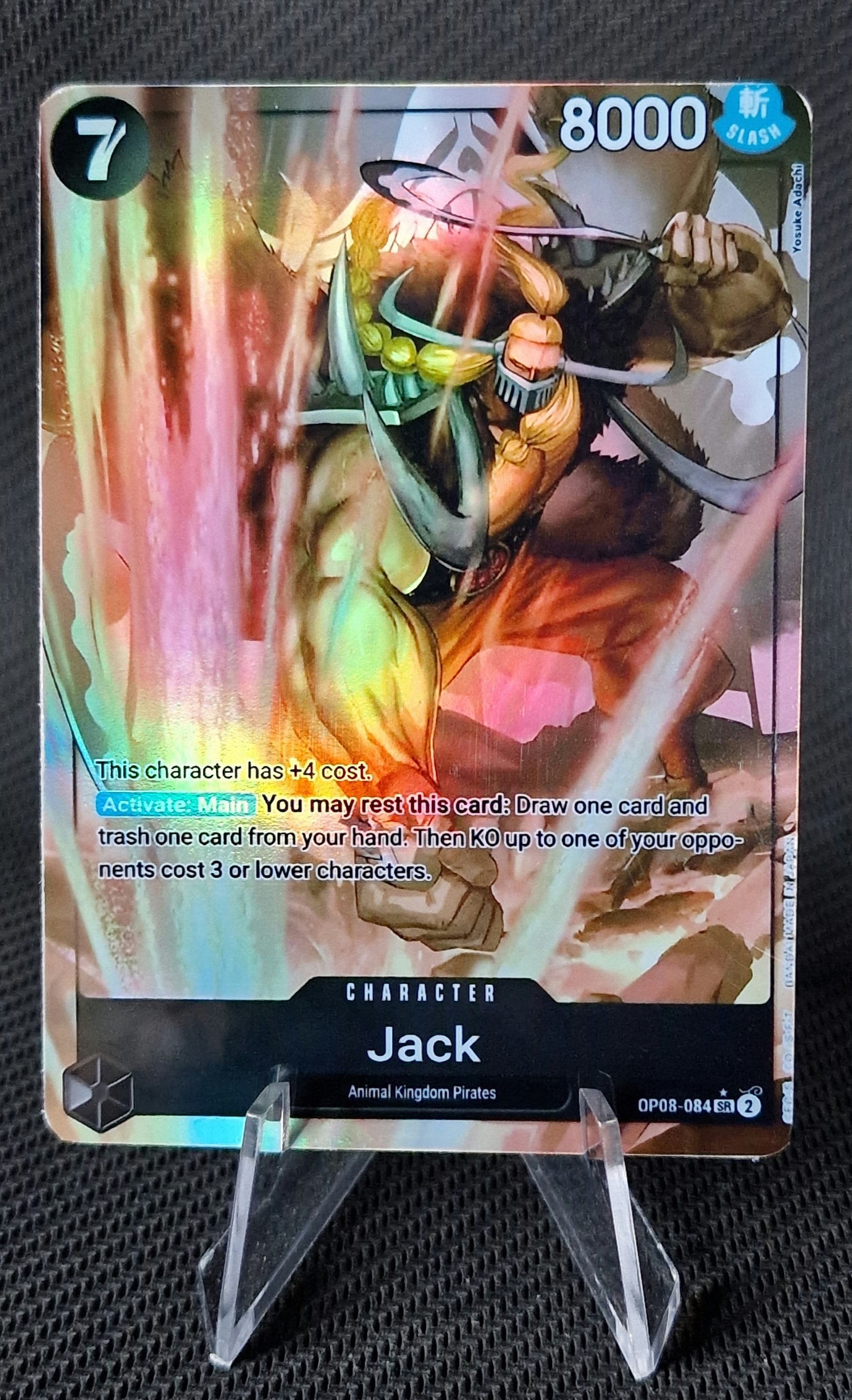 One Piece Proxy Card Holo - Kaido Jack Queen - OP08 Character - Etsy
