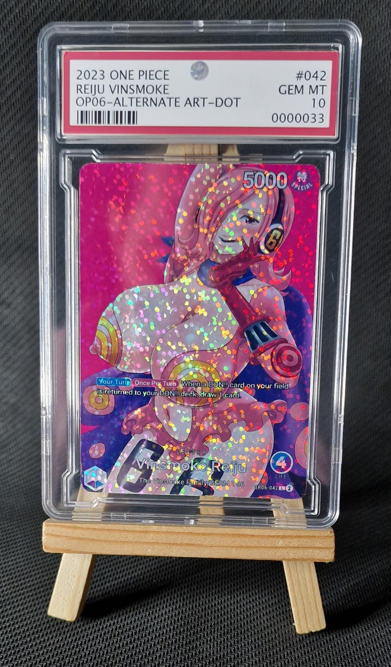 One Piece Card Waifu Character Leader Art Proxy Gem Mint 10 Dot ...