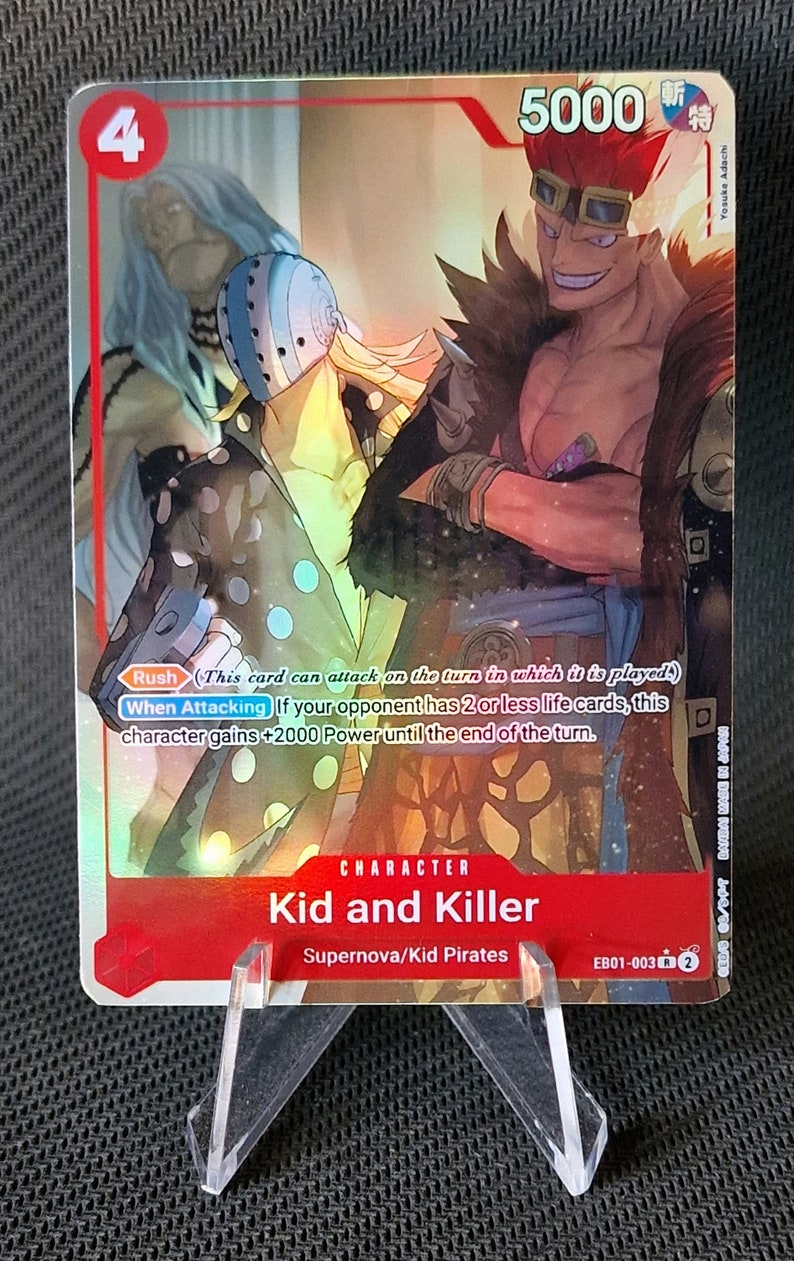 One Piece Proxy Card Holo - Tony Tony Chopper Kid and Killer Cavendish ...