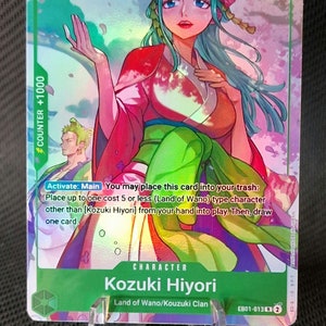 One Piece Proxy Card Holo - Tony Tony Chopper Kid and Killer Cavendish ...