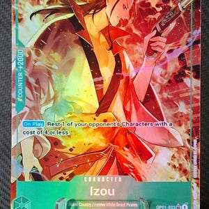 One Piece Proxy Card Holo - Izou Kozuki Momonosuke Raizo Trafalgar Law ...
