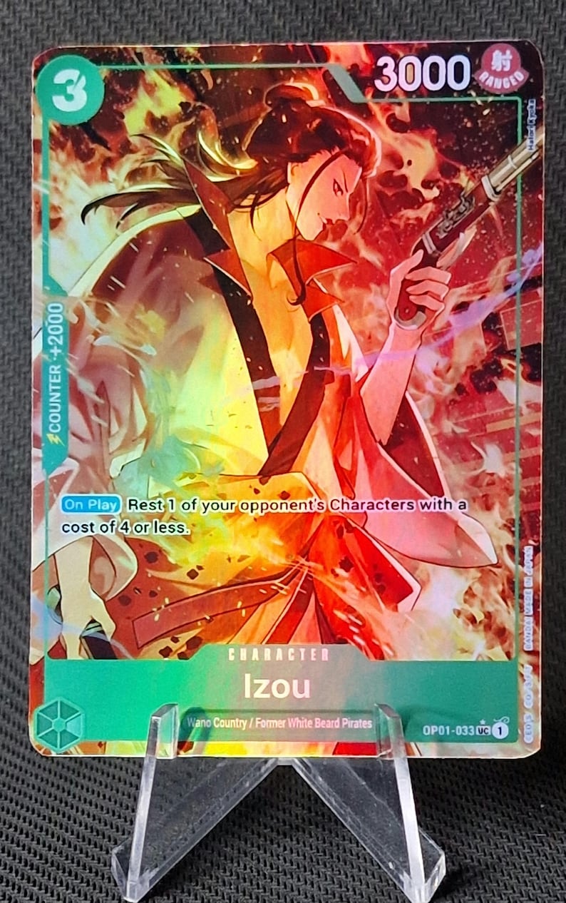 One Piece Proxy Card Holo - Izou Kozuki Momonosuke Raizo Trafalgar Law ...