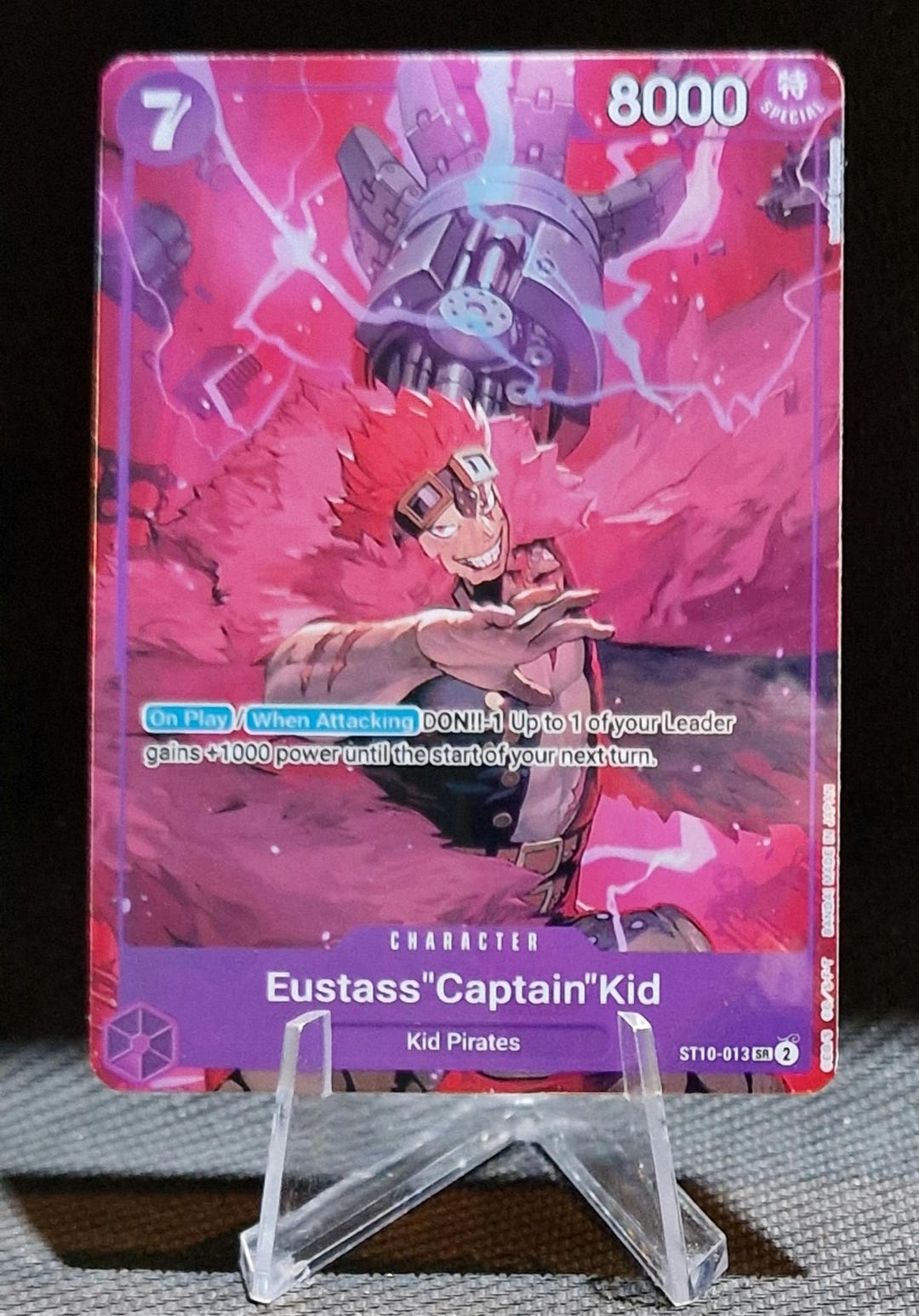 One Piece Proxy Card Holo - Eustass"captain"kid ST10-013 Memorial ...