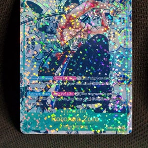 One Piece Character Manga Art Custom Card Proxy Roronoa Zoro OP 06 - Etsy