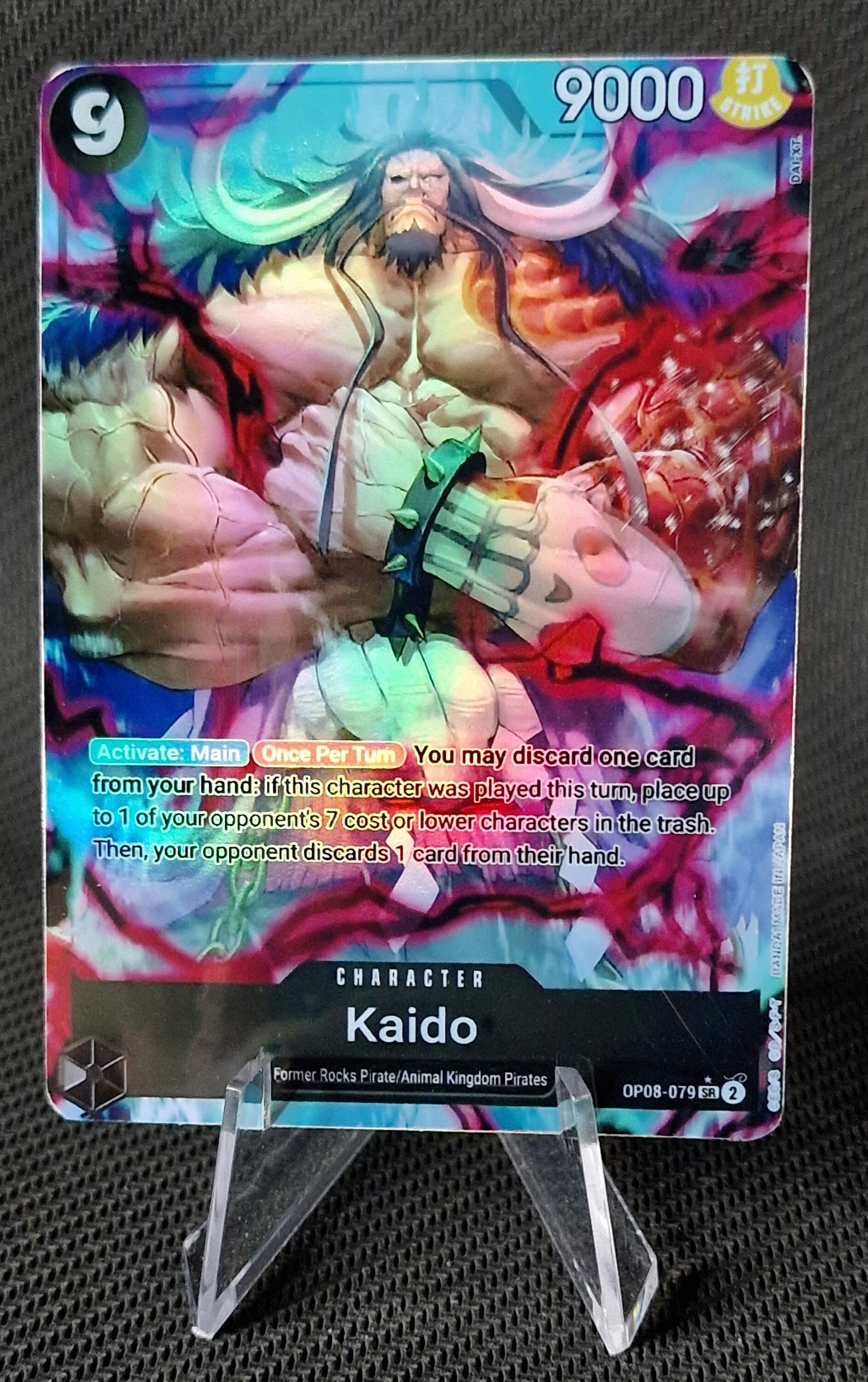 One Piece Proxy Card Holo - Kaido Jack Queen - OP08 Character - Etsy