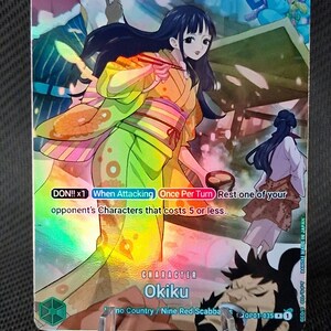 One Piece Proxy Card Holo - Okiku OP01-035 Special Character OP07 - Etsy
