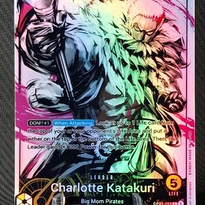 One Piece Proxy Card Holo - Charlotte Katakuri Leader OP03-099 Alt Art ...