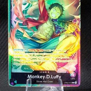 One Piece Proxy Card Holo - Monkey.d.luffy EB02-010 Leader Sound Loader ...