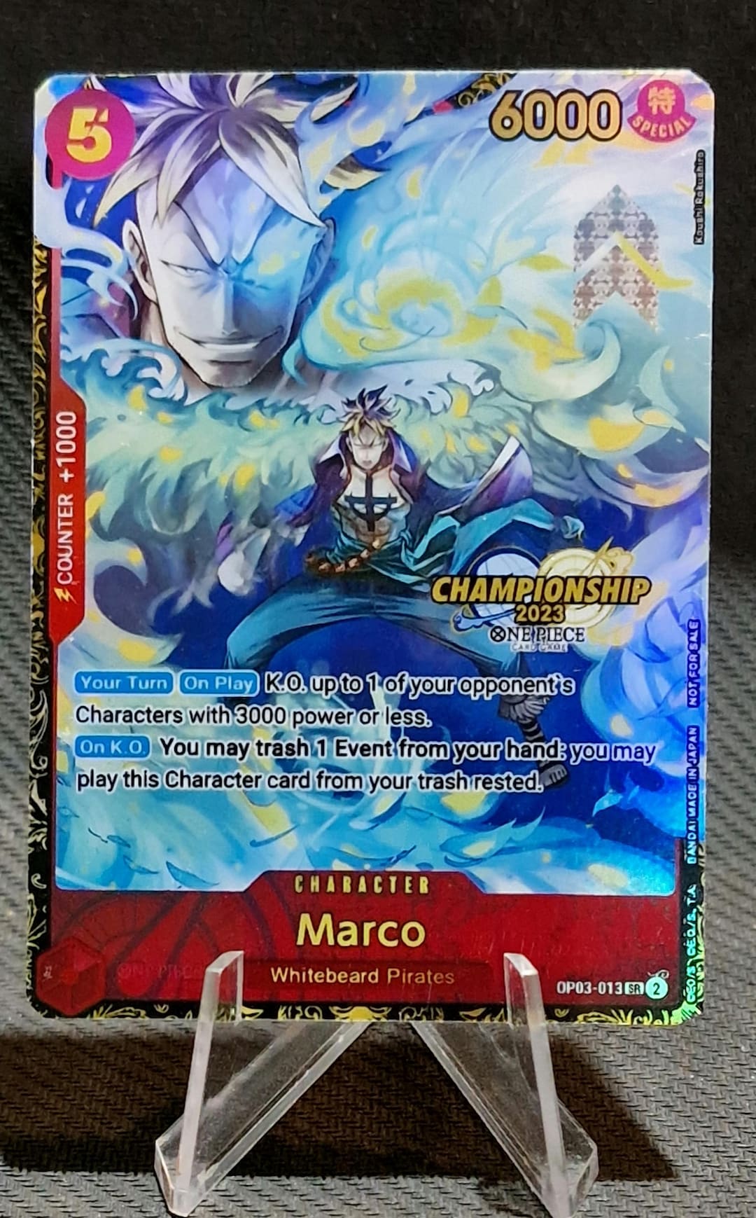 One Piece Proxy Card Holo - Monkey.d.luffy OP03-013 Character Regionals ...
