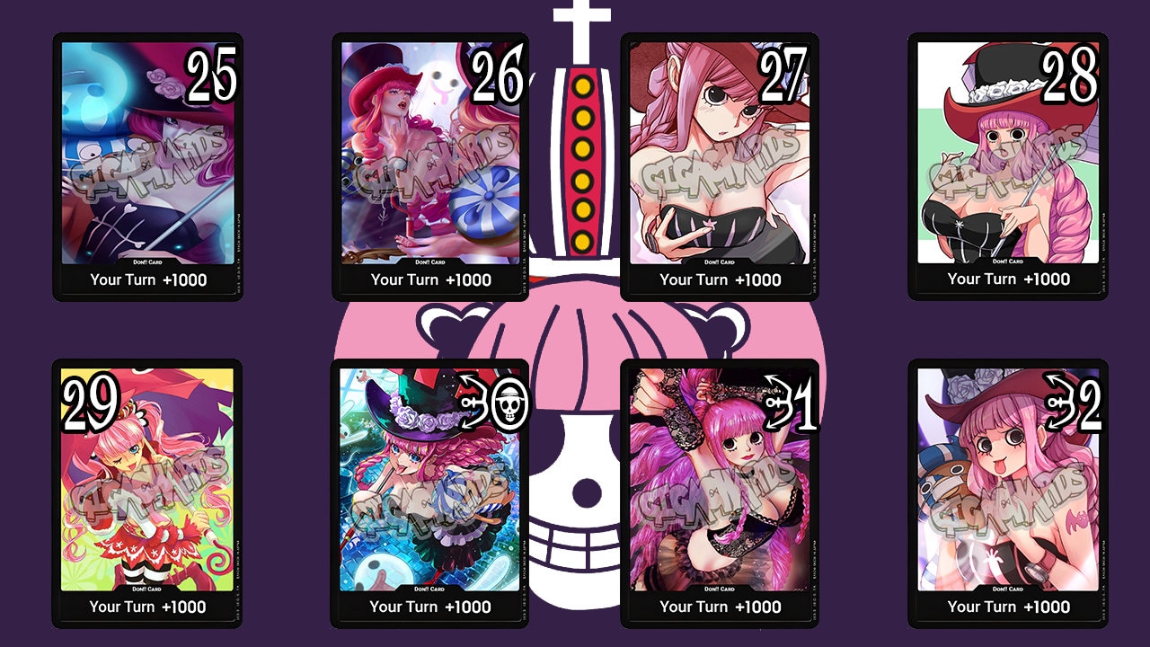 One Piece DON Custom Card Handmade Perona Set - Etsy