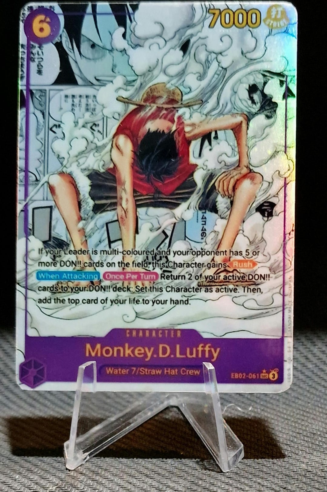 One Piece Character Manga Art Custom Card Proxy Monkey.d.luffy EB02-061 ...
