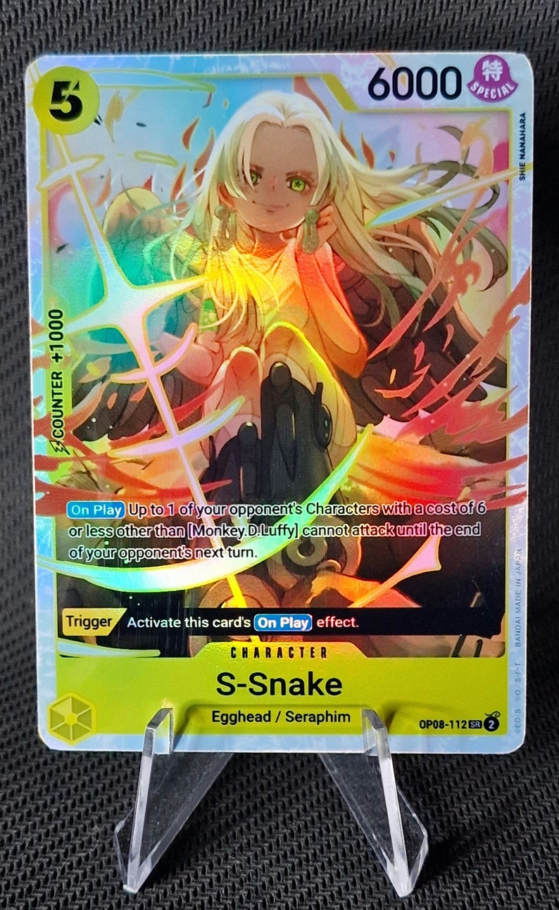 One Piece Proxy Card Holo - Nami Jewelry Bonney Wiper S-snake - OP08 ...