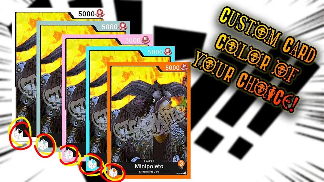 One Piece Holo Fully Custom Cards - DON!! Character Leader Card - Back ...