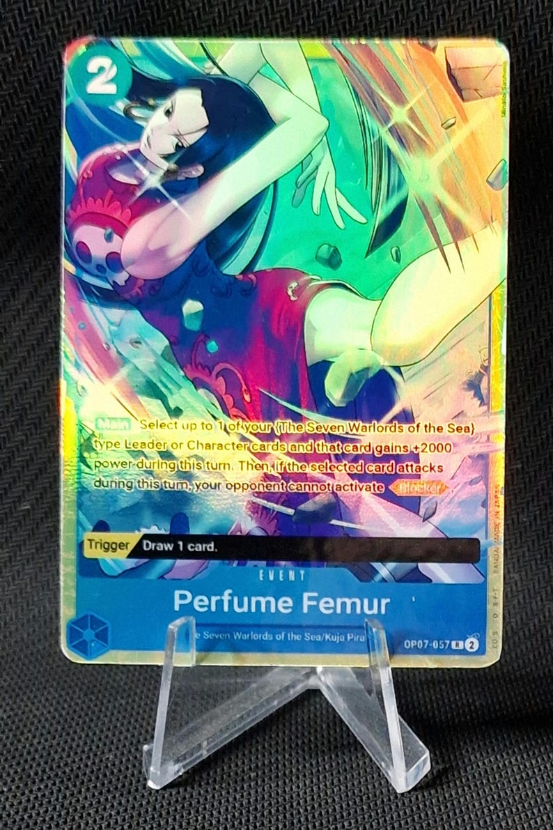 One Piece Proxy Card Holo - Perfume Femur OP07-057 Character Premium ...
