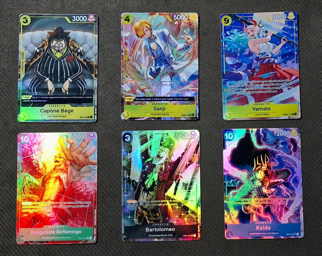 One Piece Proxy Card Holo - Capone Bege Sanji Yamato Donquixote ...