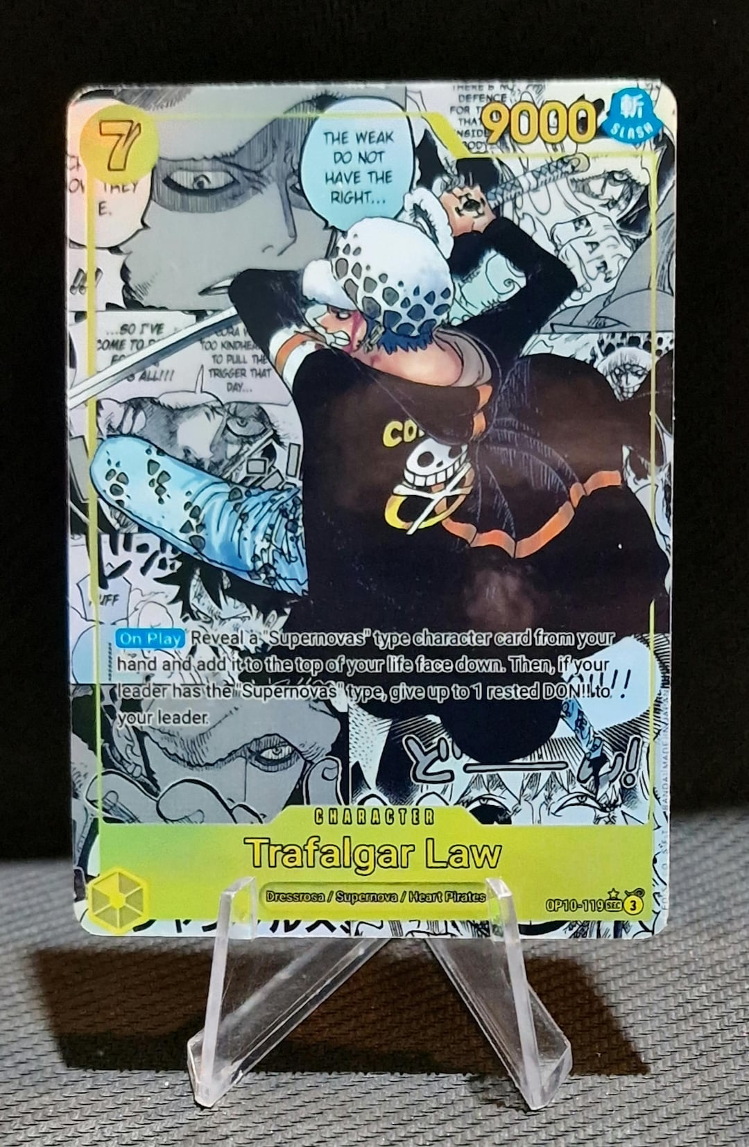 One Piece Character Manga Art Custom Card Proxy Trafalgar Law OP 10-119 ...