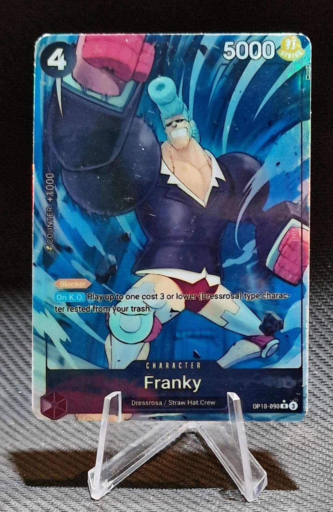 One Piece Proxy Card Holo - Franky OP10-090 Character - Etsy