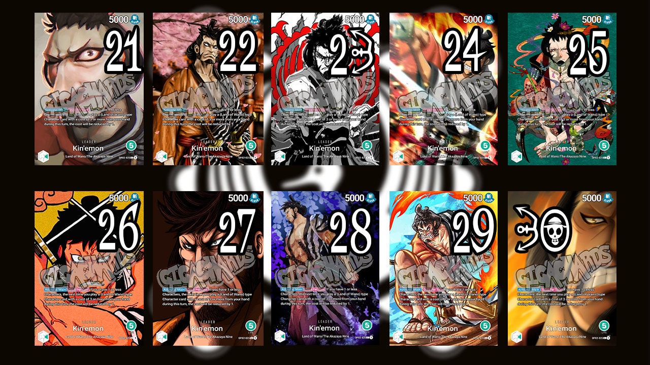 One Piece Leader 02 Custom Card Trading Game Edward Newgate Whitebeard ...