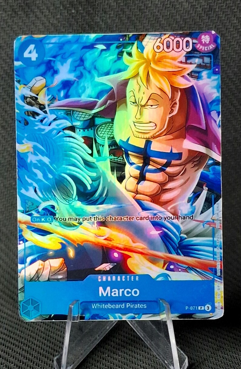 One Piece Proxy Card Holo - Marco P-071 Character Sealed Asia Special ...