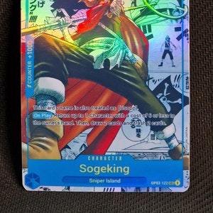 One Piece Character Manga Art Custom Card Proxy Sogeking OP 03 - Etsy