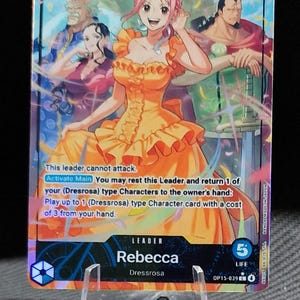 One Piece Proxy Card Holo - Rebecca Leader OP15-039 Alt Art - Etsy