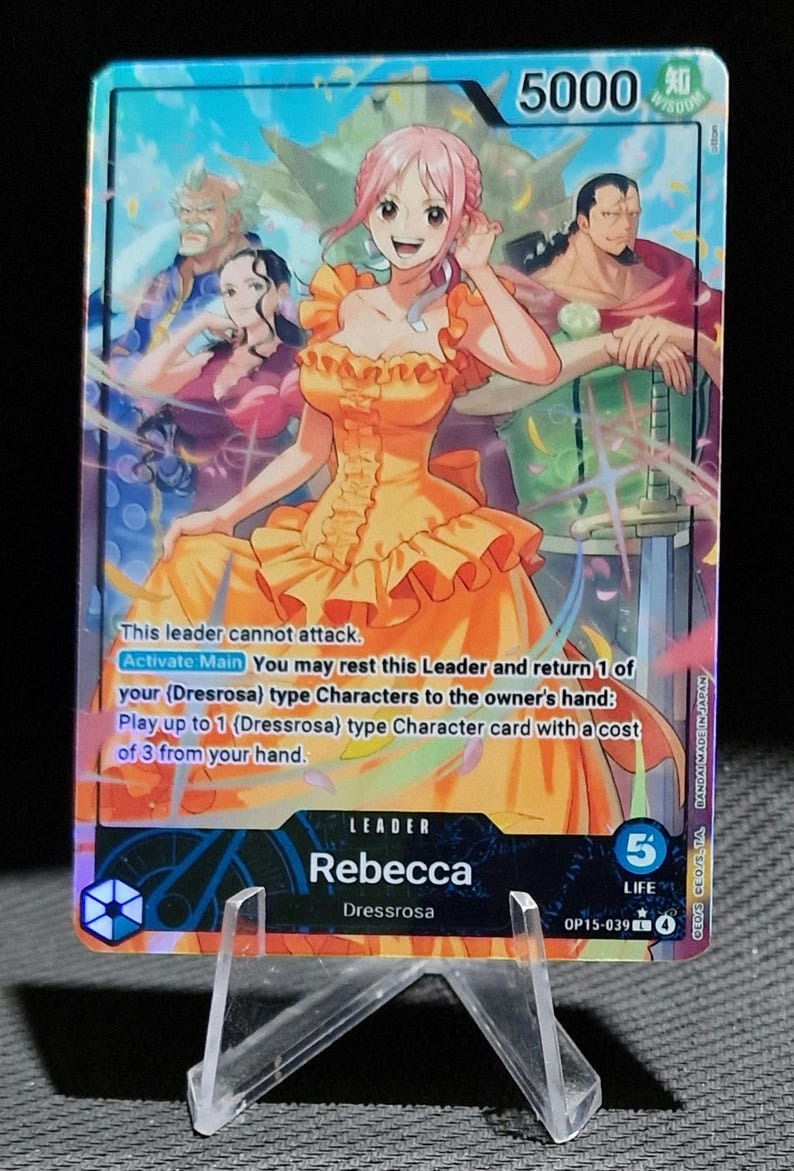 One Piece Proxy Card Holo - Rebecca Leader OP15-039 Alt Art - Etsy