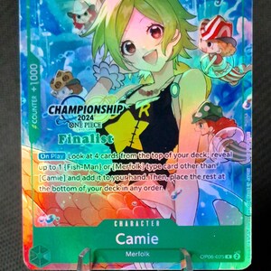 One Piece Proxy Card Holo - Camie OP06-025 Championship 2024 Finalist ...