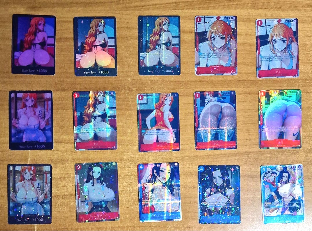 One Piece Custom Cards Holographic Effects Cosmo Glow in the Dark ...