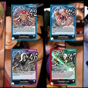 One Piece Leader Custom Card Trading Game Luffy Zoro Sanji Law Gear 5 ...