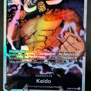 One Piece Proxy Card Holo - Kaido Jack Queen - OP08 Character - Etsy