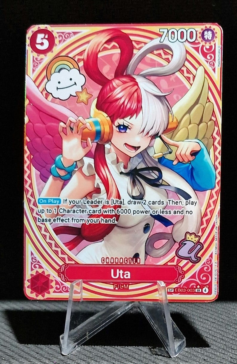 One Piece Proxy Card Holo - Uta EB03-003 Special Art - Etsy