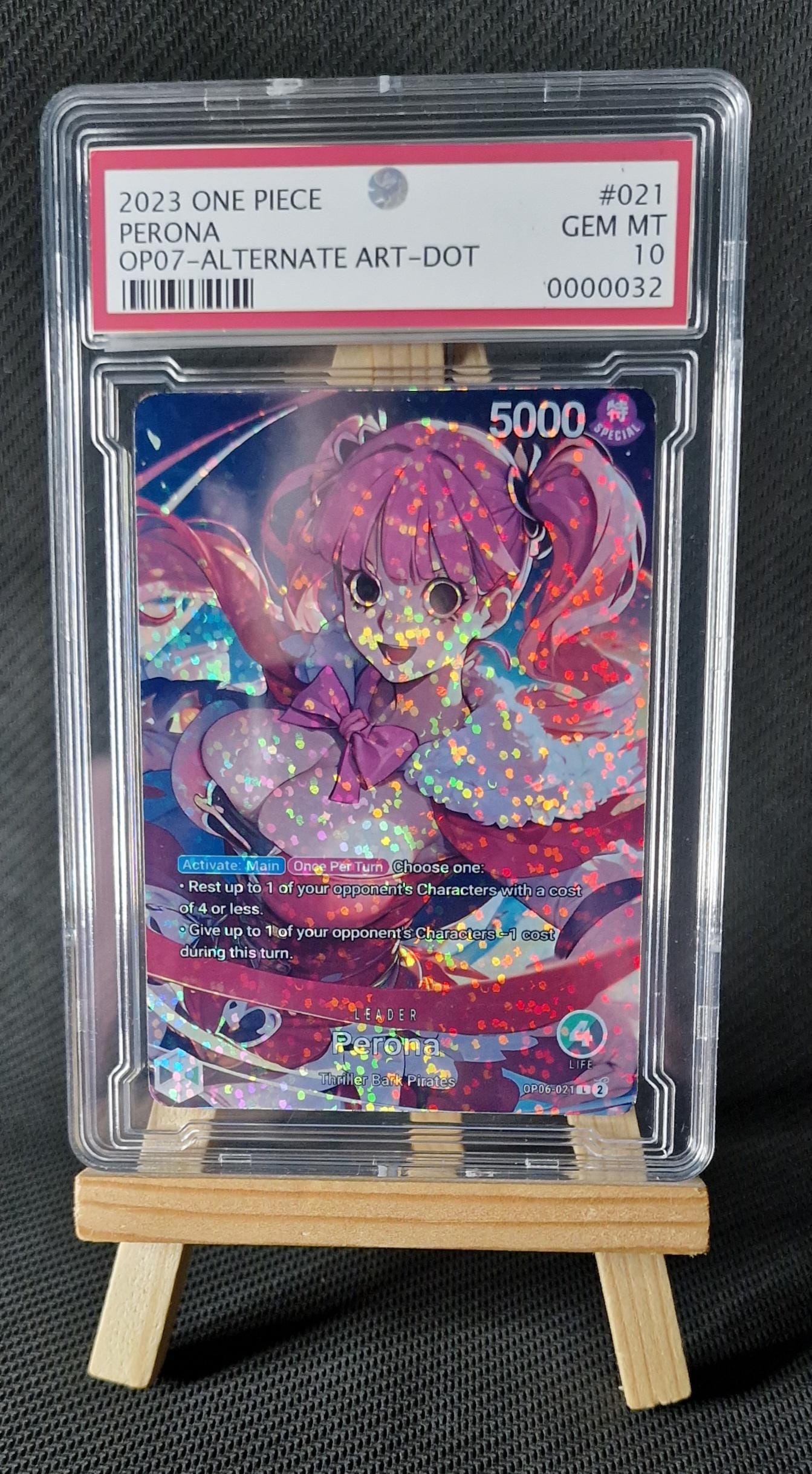 One Piece Card Waifu Character Leader Art Proxy Gem Mint 10 Dot ...