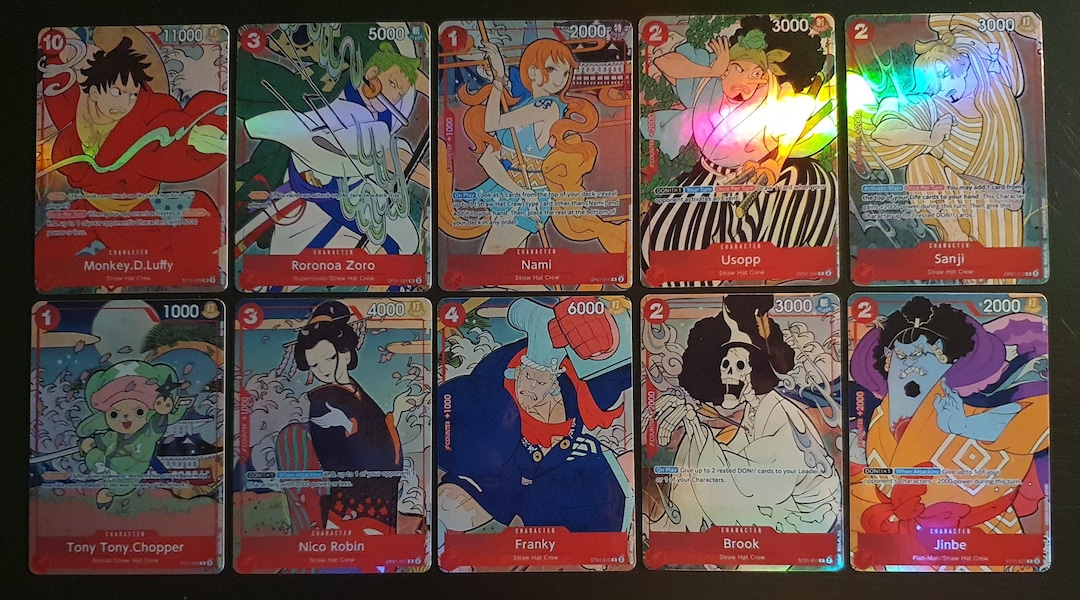 One Piece Proxy Card Holo - 1st Anniversary Set - Custom Card ...