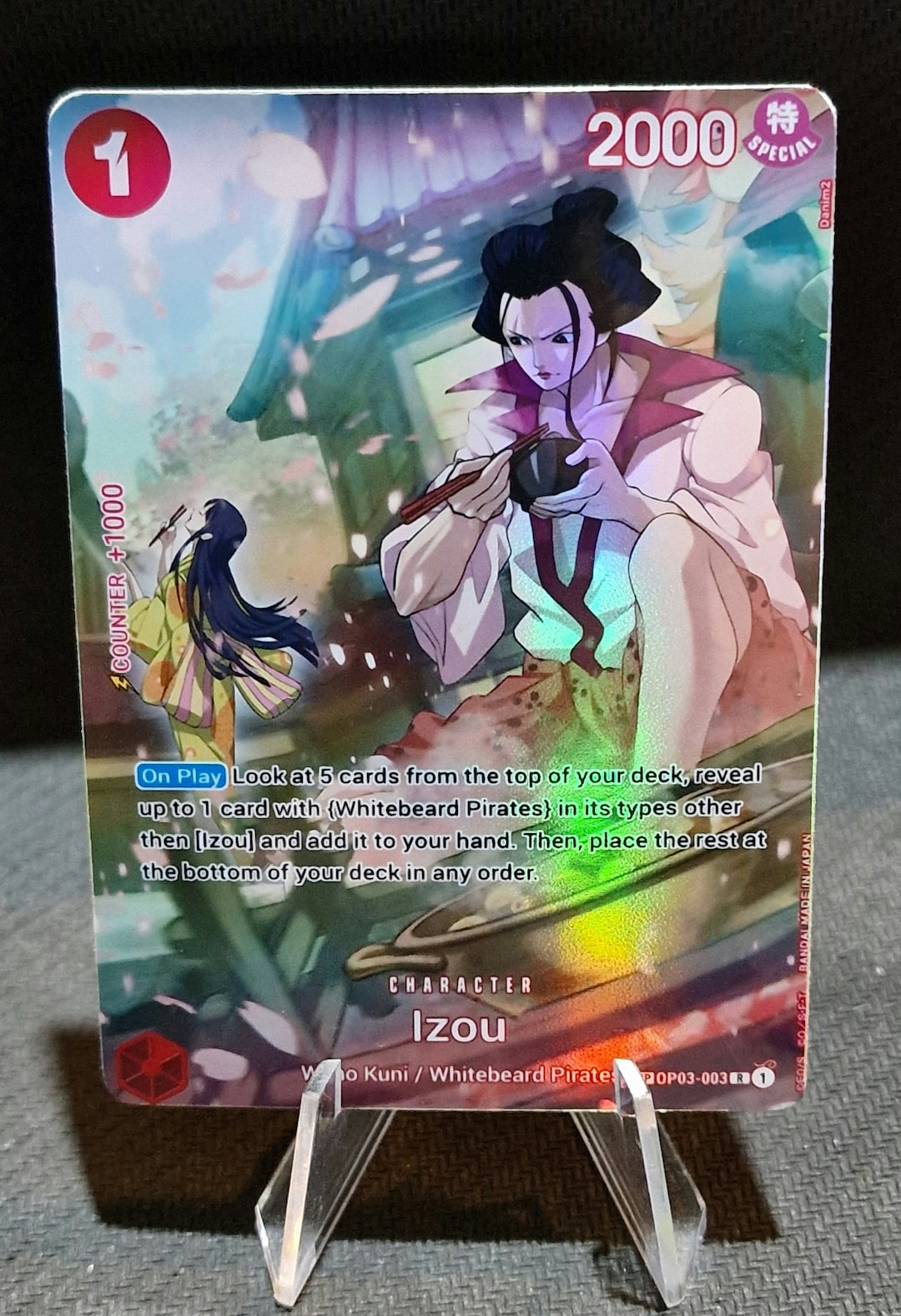 One Piece Proxy Card Holo - Izo OP03-003 Special Character OP07 - Etsy