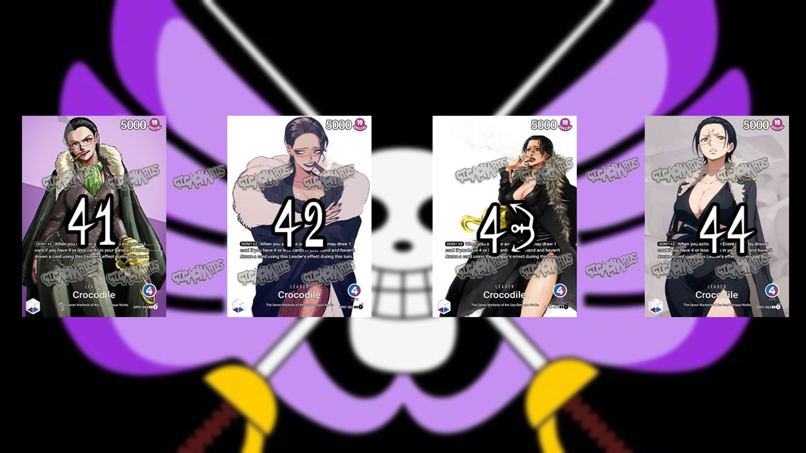 One Piece Leader 01 Custom Card Trading Game Doflamingo Kaido King ...