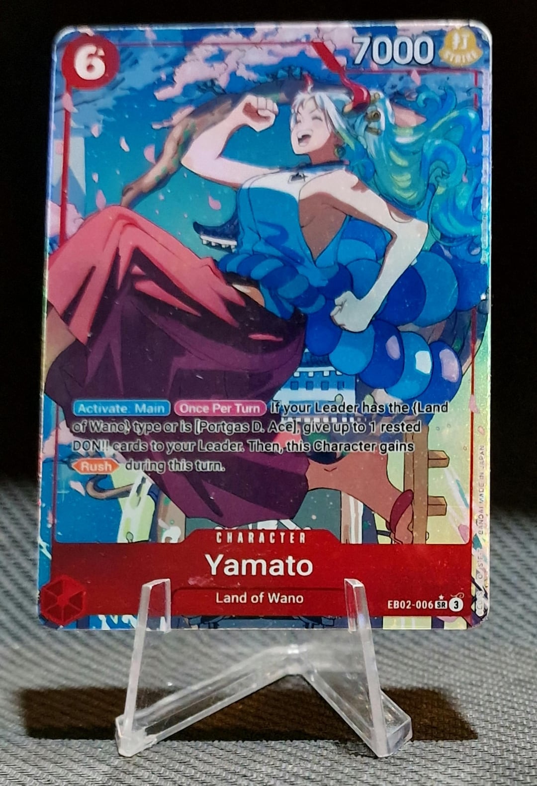 One Piece Proxy Card Holo - Yamato EB02-006 Character - Etsy