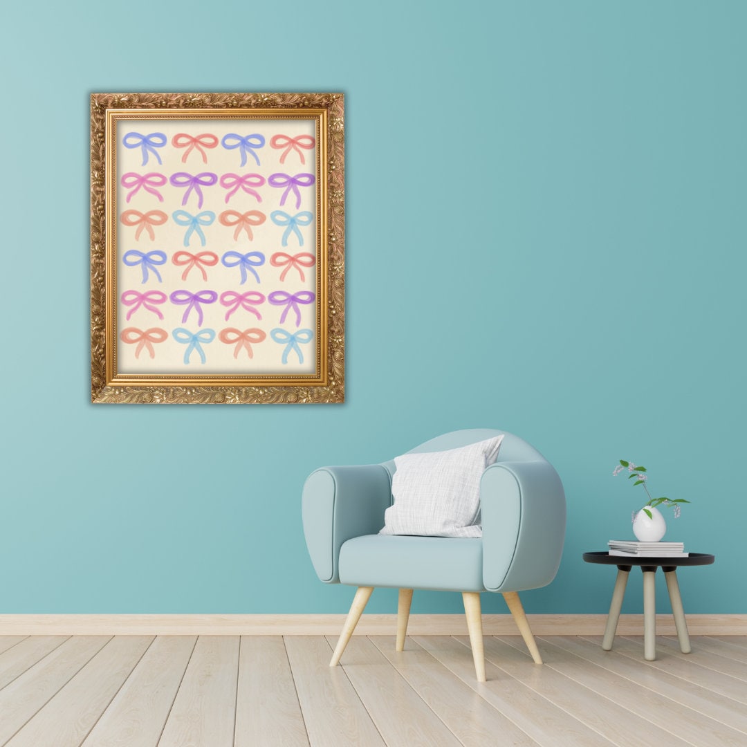 Coquette Bow Artwork ~ Digital File - Etsy