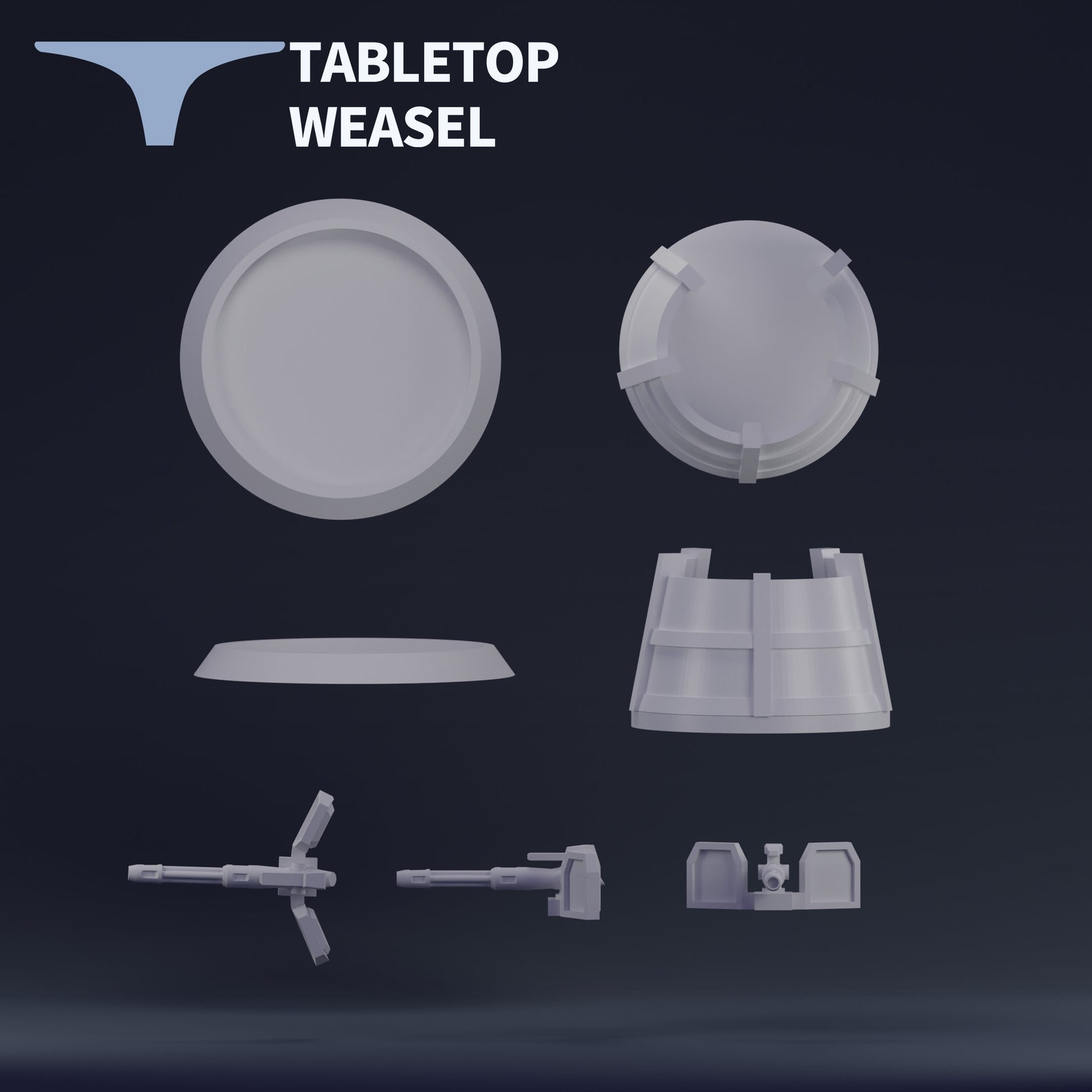 Battlefront Turret STL for Star Wars Legion - Etsy
