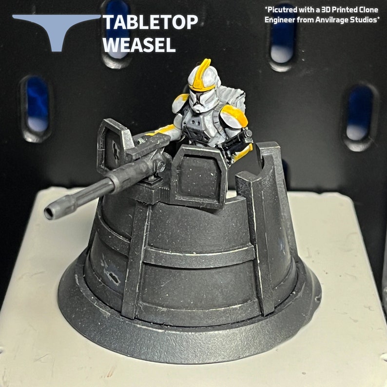 Battlefront Turret STL for Star Wars Legion - Etsy