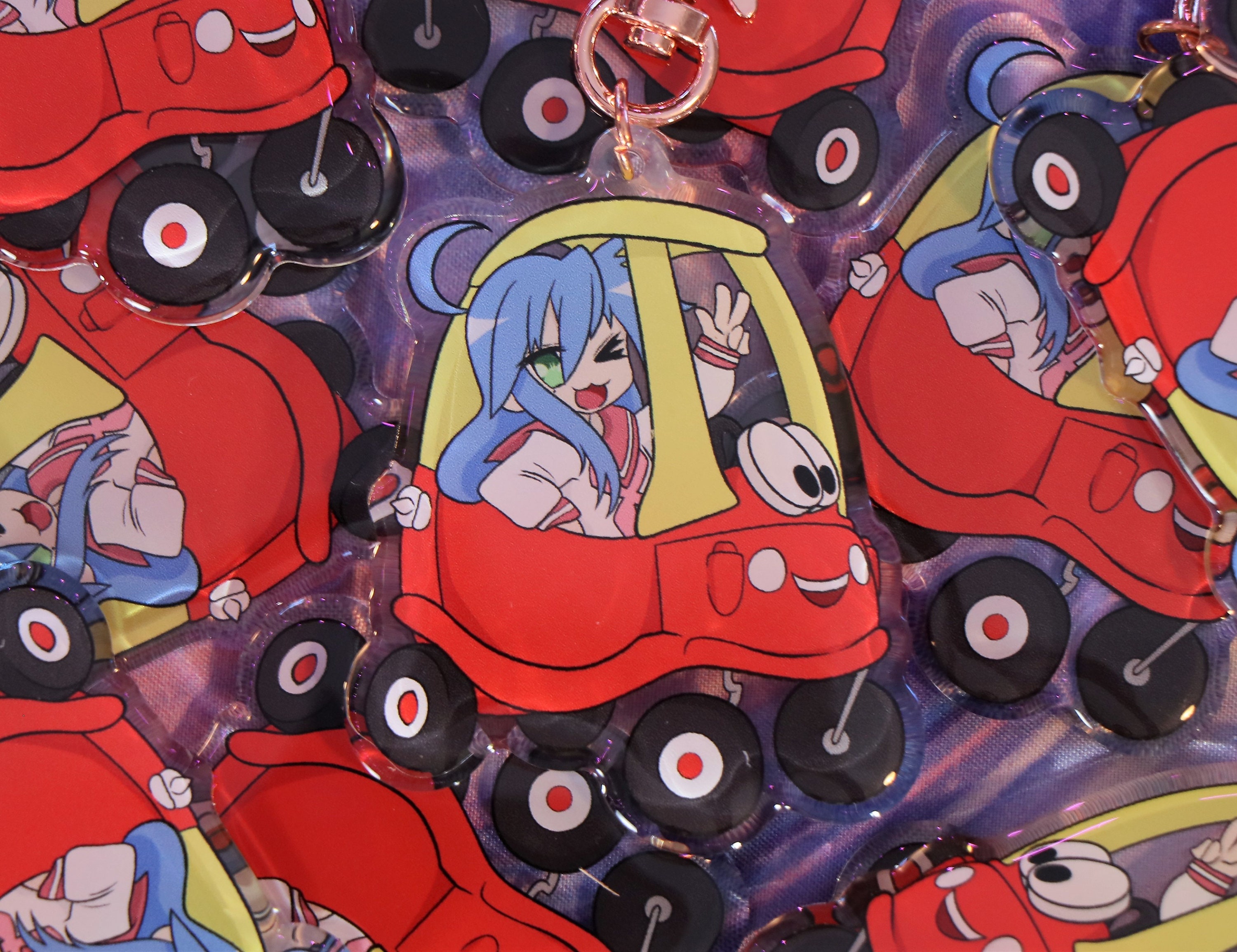 Little Tikes Konata Izumi Rolling Start Double Sided Epoxy Keychain - Etsy