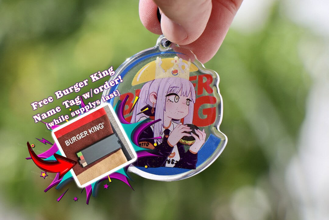 Goth Whopper Gremlin Girl Glitter Epoxy Keychain - Etsy