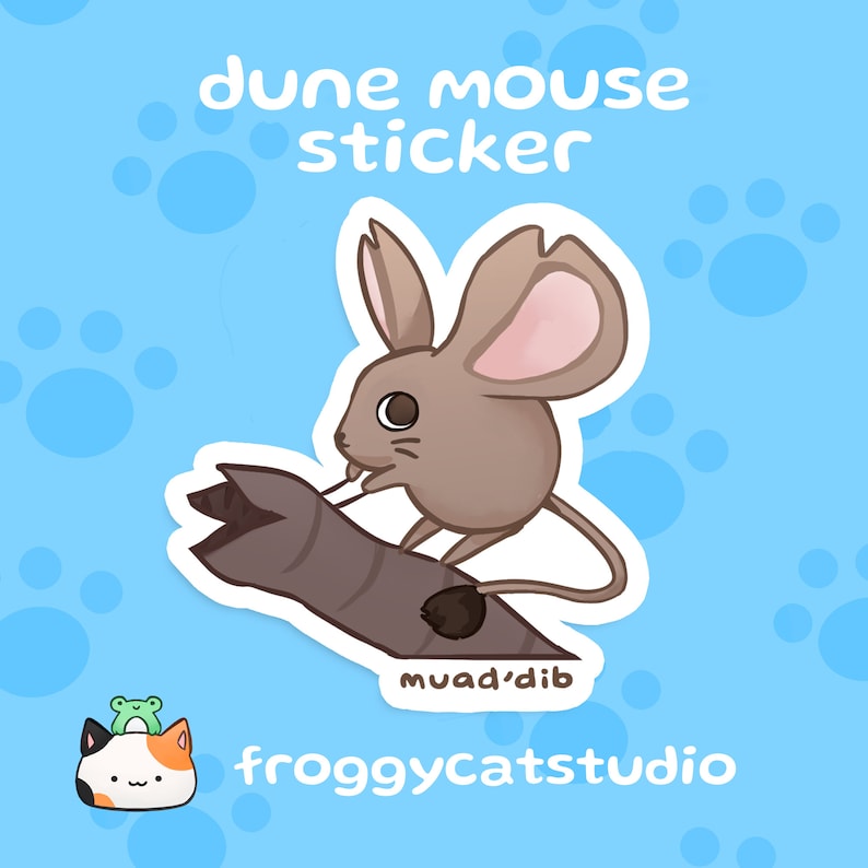 Dune Mouse Muad'dib Sticker - Etsy