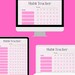 Pink Weekly Habit Tracker - Digital Download - Etsy